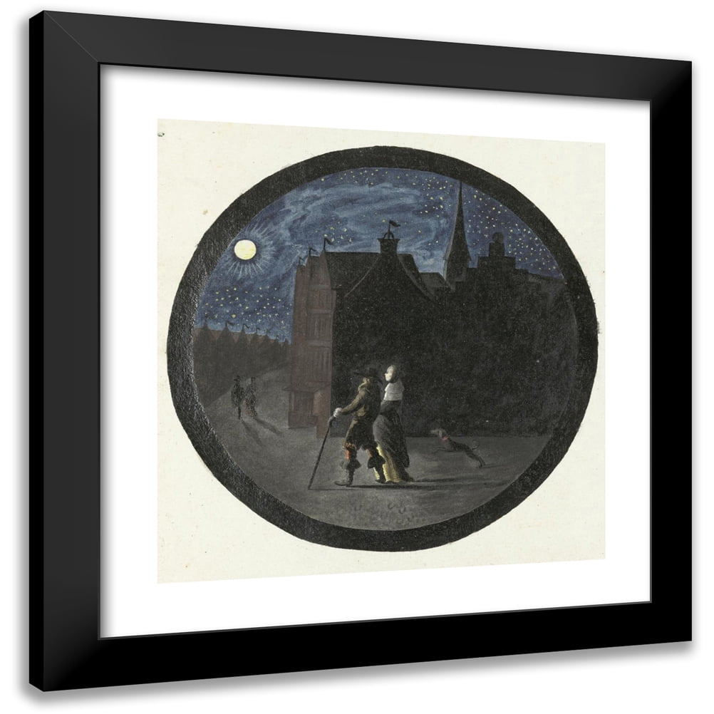 Gesina ter Borch 15x15 Black Modern Framed Museum Art Print Titled ...