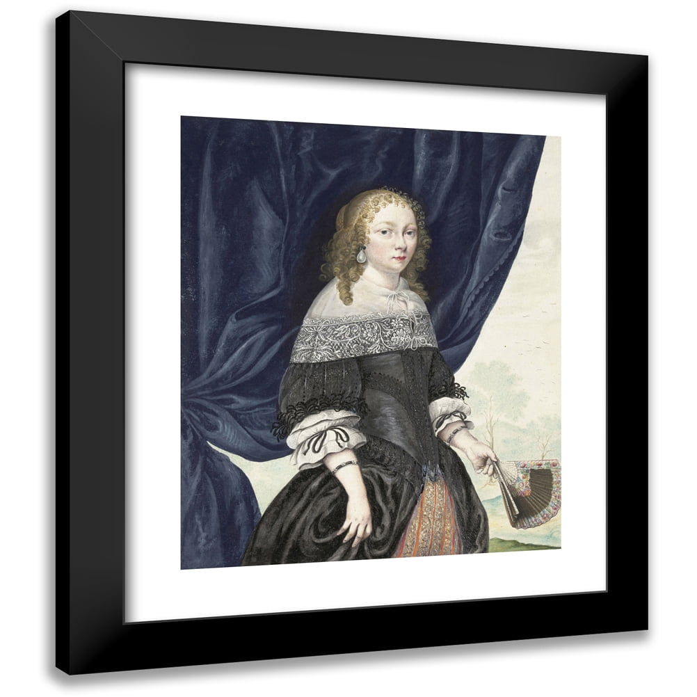 Gesina ter Borch 15x17 Black Modern Framed Museum Art Print Titled ...