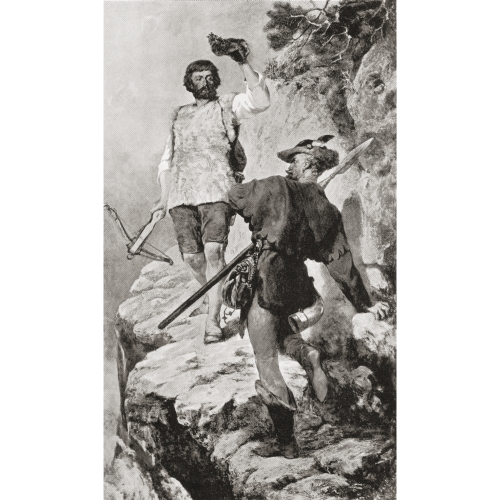 Gessler William Tell face face a narrow defile Albrecht Gessler aka ...