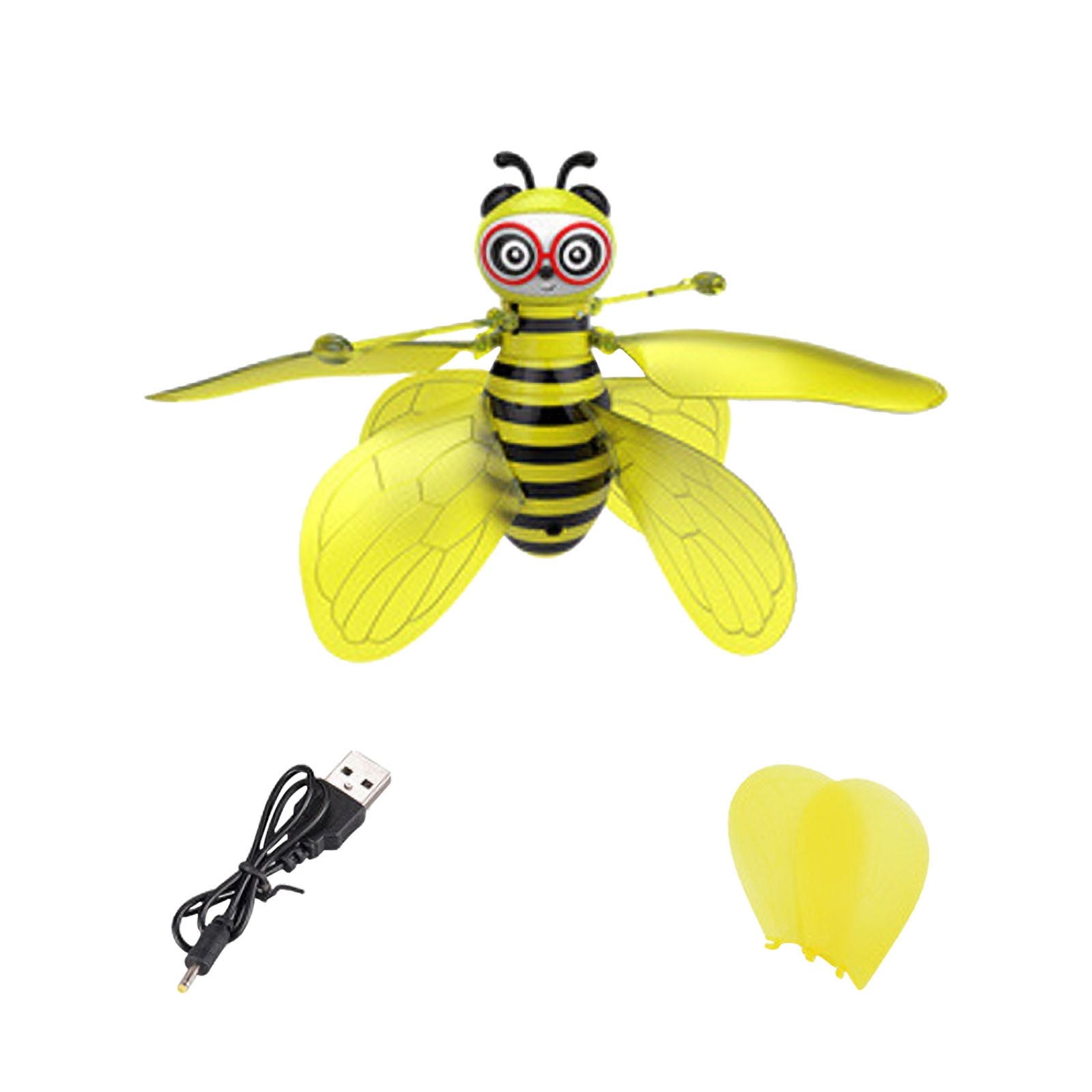 Gesture Control Flying Bee Toy With Infrared Sensor Led Lights Auto ...