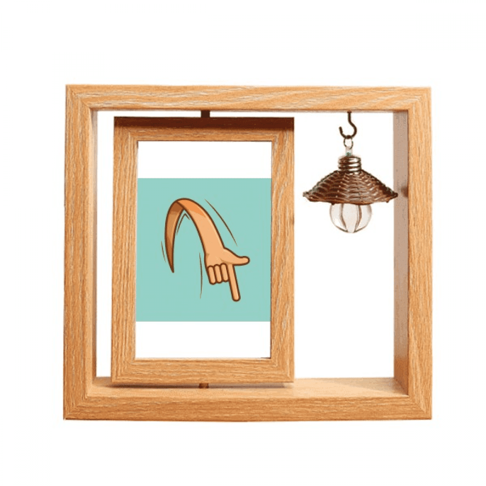Gesture Hand Signal Motion Convolute Wooden Rotating Picture Photo ...