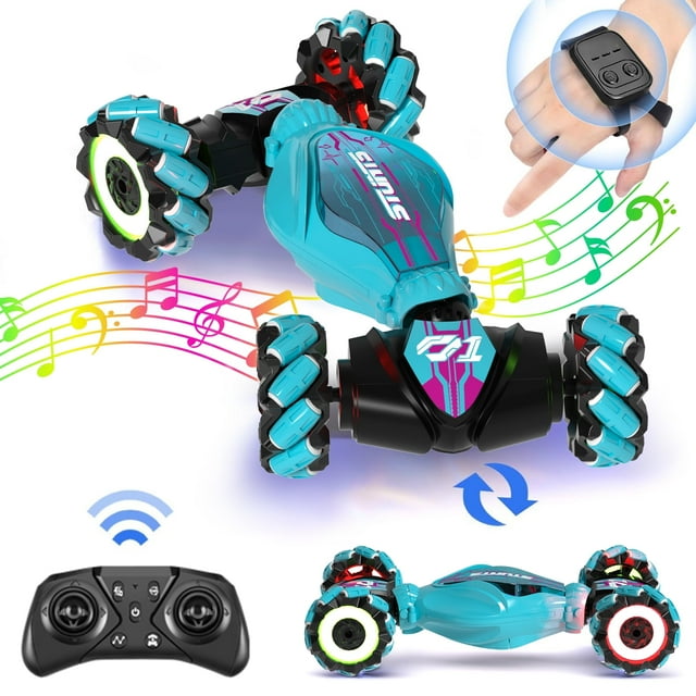 Gesture RC Car, 2.4GHz 4WD Gesture Sensing RC Stunt Car Toys, Drift ...