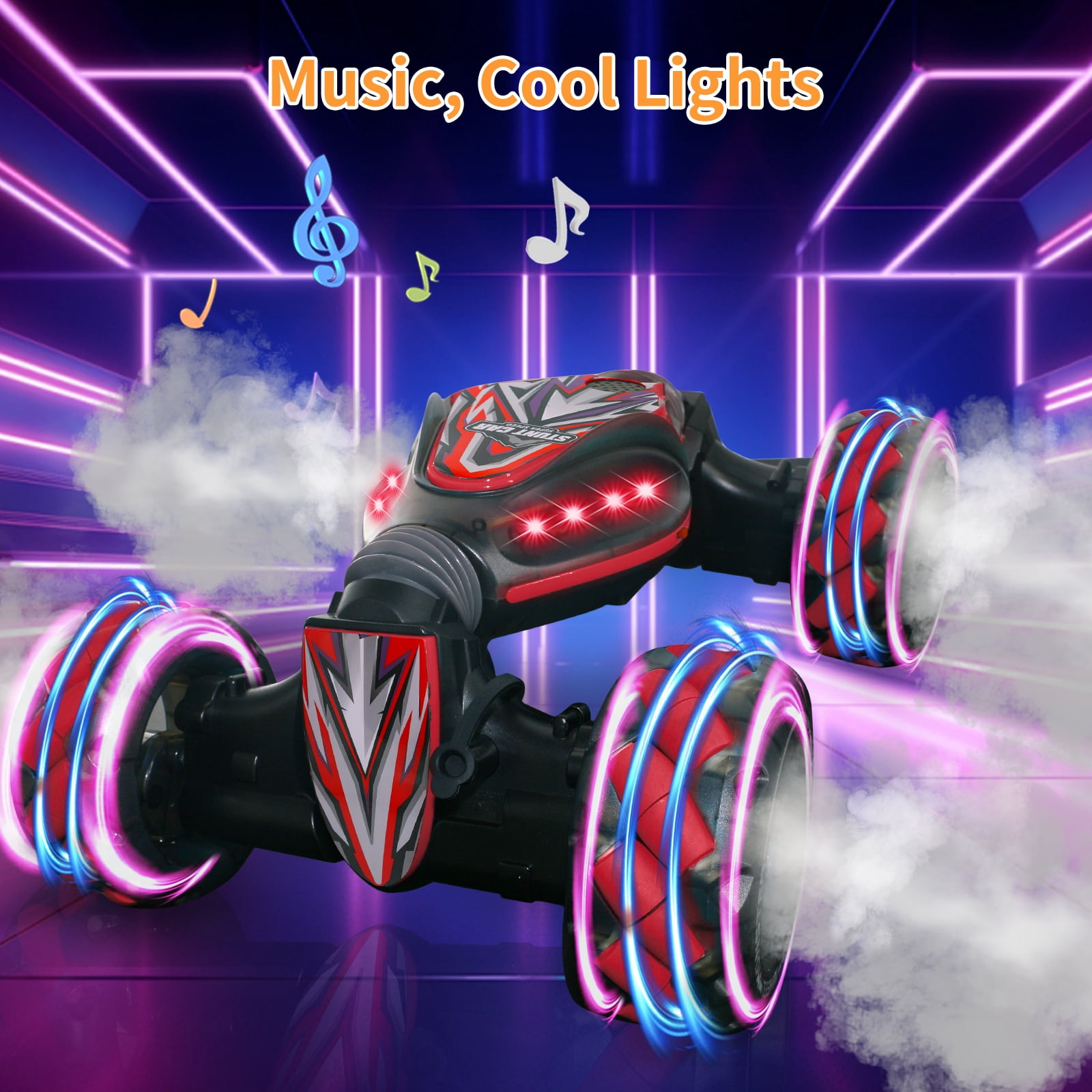 Gesture RC Stunt Car, 2.4GHz 4WD Remote Control Gesture Sensor Toy Cars ...