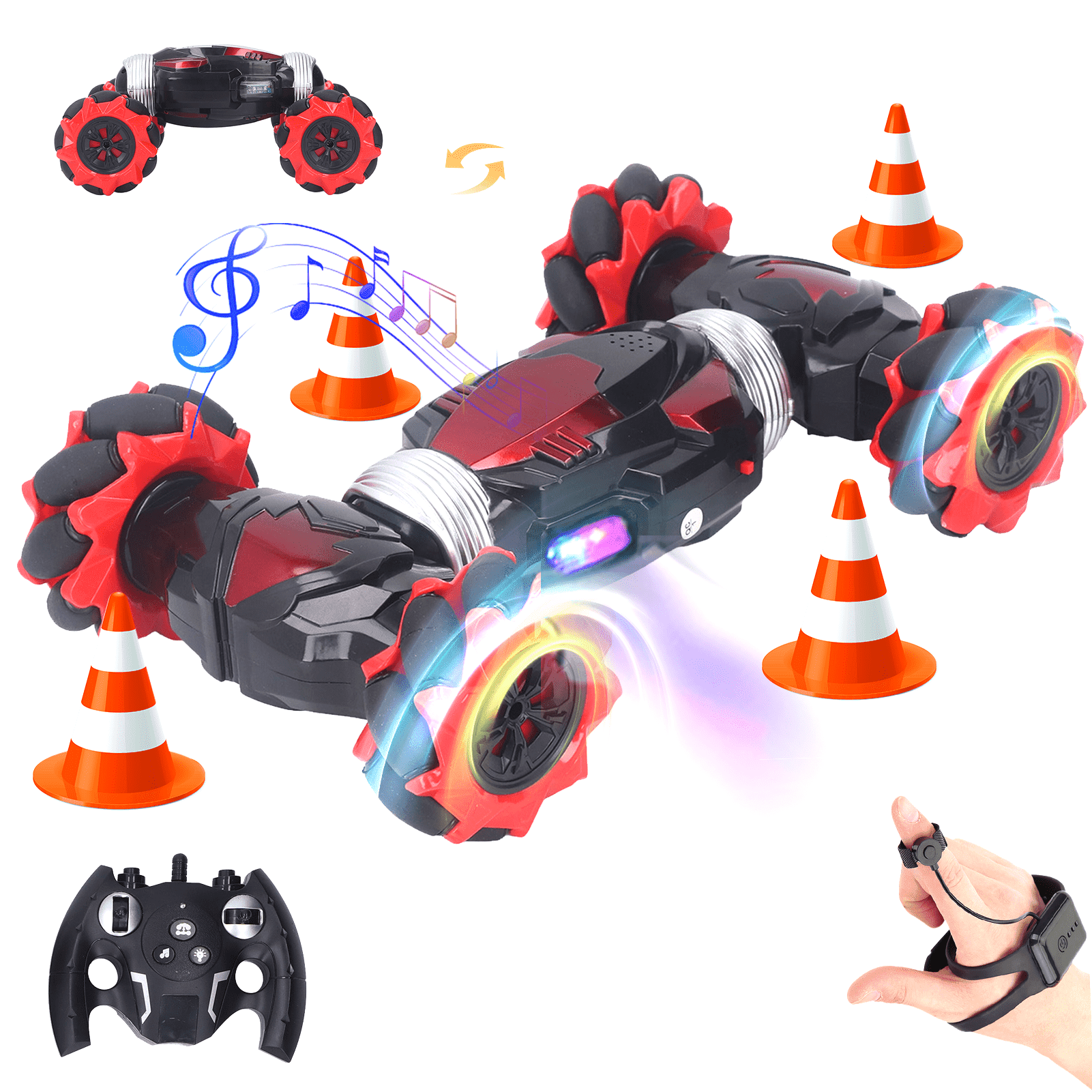Gesture Sensing RC Car RC Stunt Car for Gift Gesture Control Twist Car ...