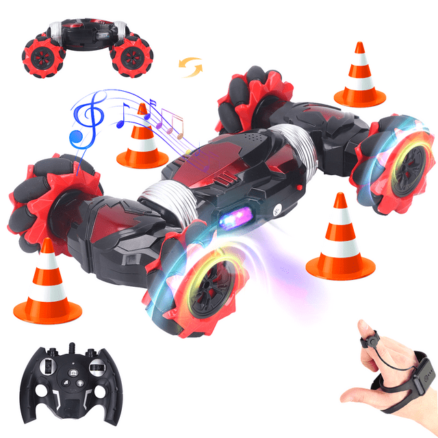 Gesture Sensing RC Car RC Stunt Car for Kids Boys Gesture Control Twist ...