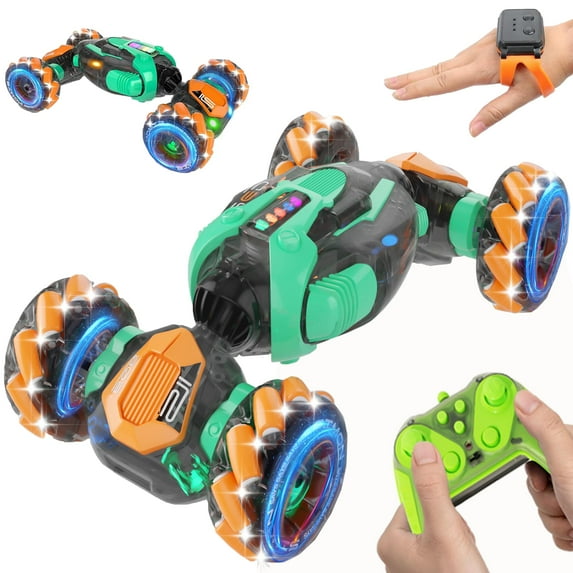Gesture Sensing RC Stunt Car - Boys Toys Age 6-8-12, 360° Rotating 4WD ...