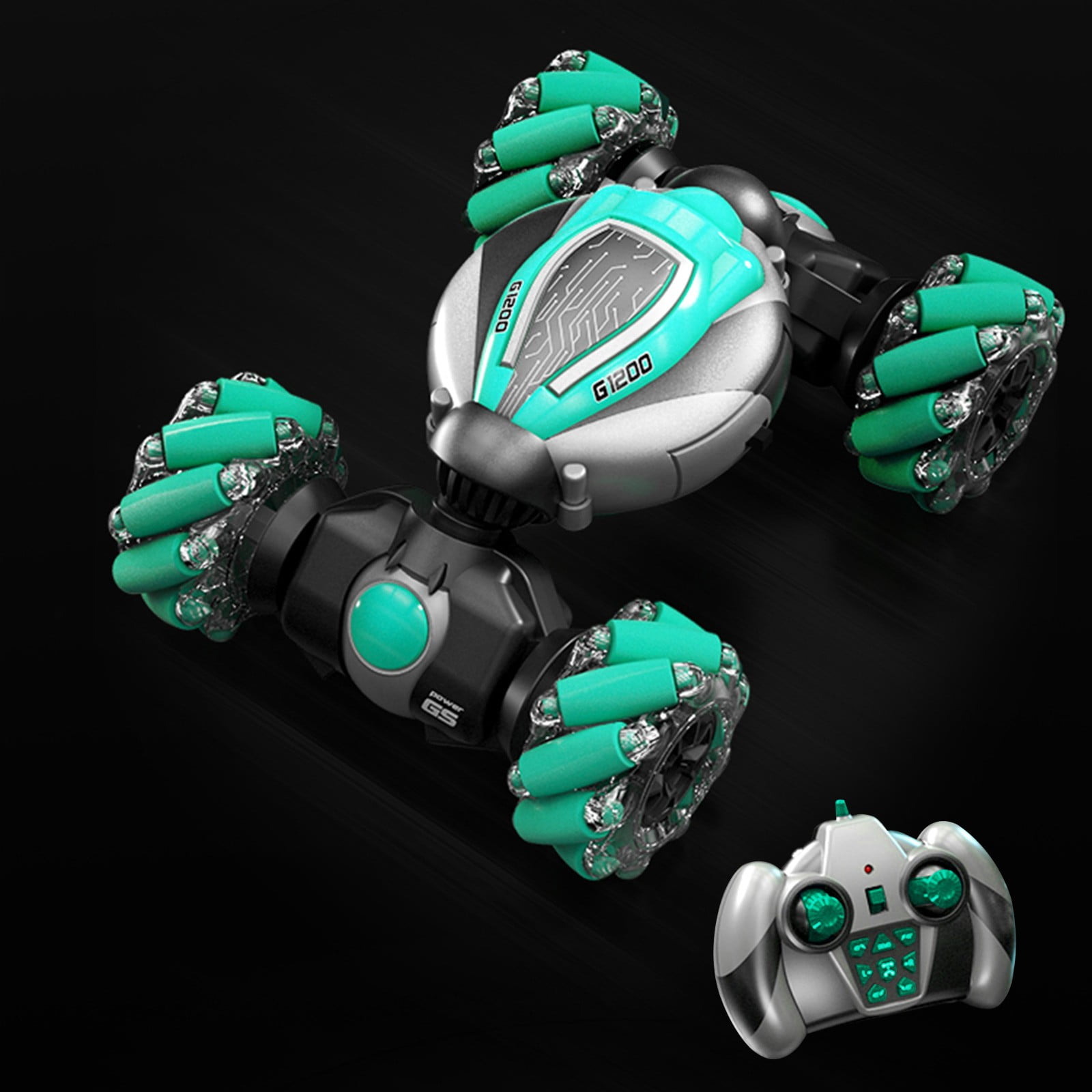 Gesture Sensing RC Stunt Car with Light,4WD Remote Control Car for Kids ...