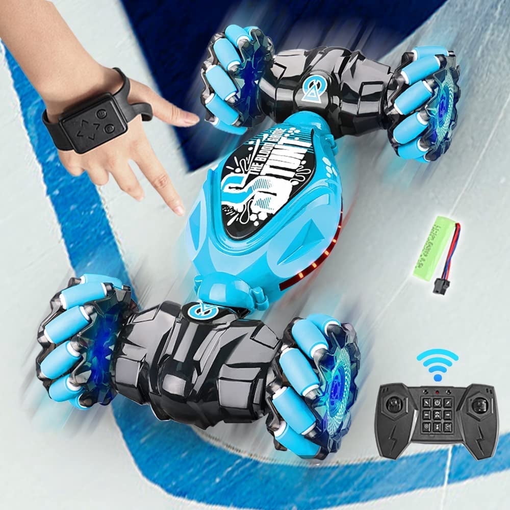 Gesture Sensing RC Stunt Car with Light, Music & Hand Controller - Toy ...