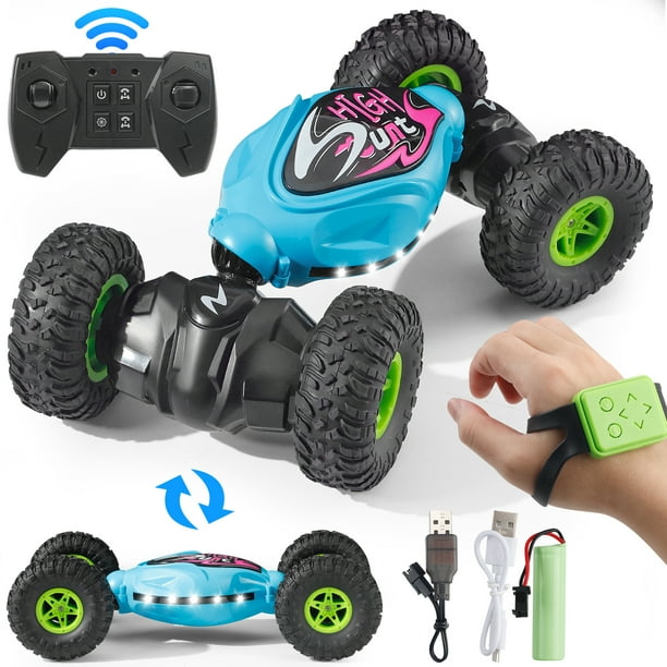 Gesture Sensing RC Stunt Car Toys for Boys 6-12 Years 2.4Ghz Remote Control Twist Cars, 4WD ...