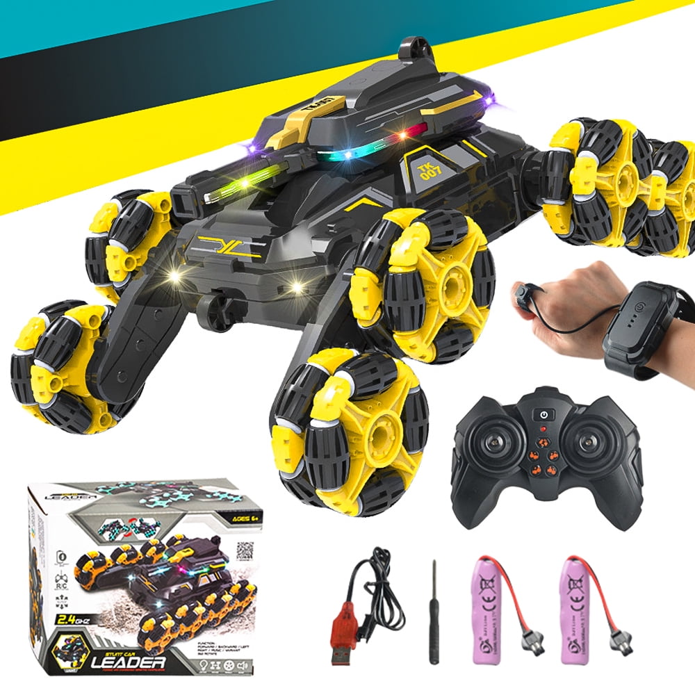 Gesture sensor remote control stunt car, 8-wheel drifting remote ...