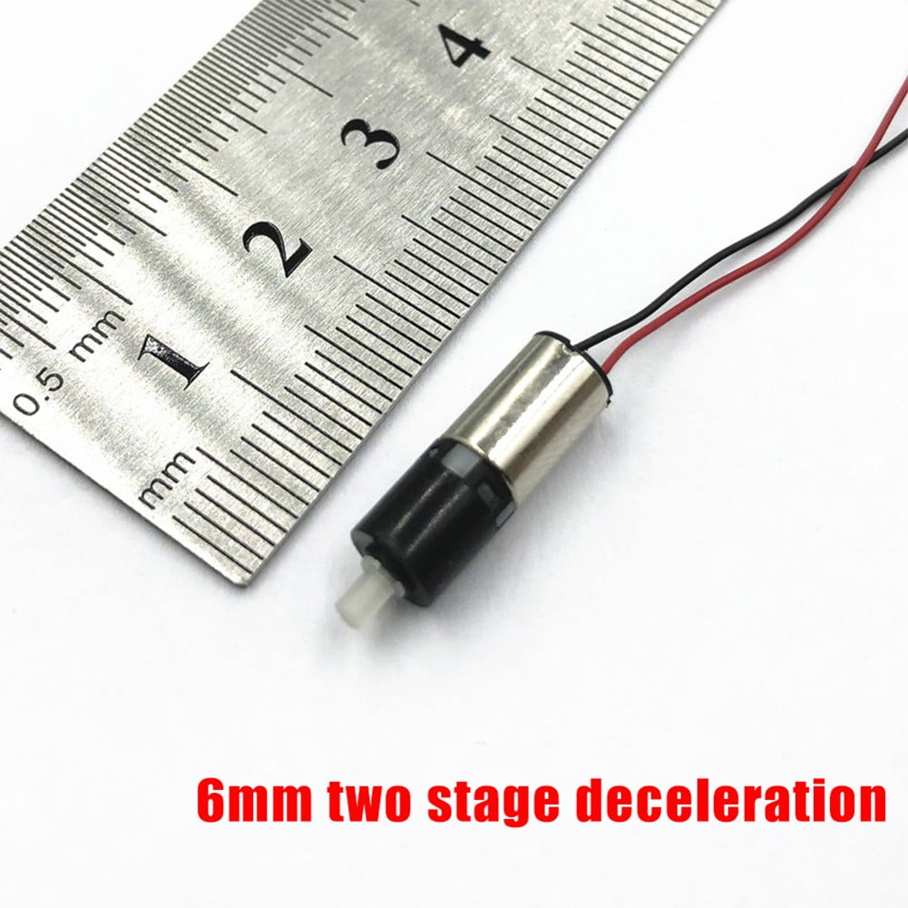 Gesuoke 1pcs 6mm Planetary Reduction Motor DC 3V 1200RPM Coreless ...