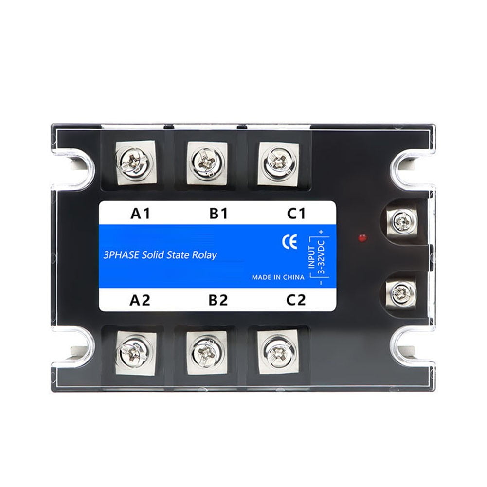 Gesuoke 3 Phase Solid State Relay for SSR 40DA DC to AC(Input 3-32V to ...