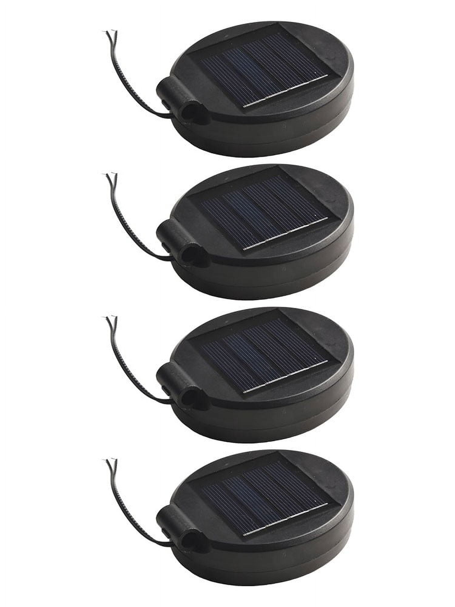 Gesuoke Garden Solar Powered Replacement Round LED Light Box Solar ...