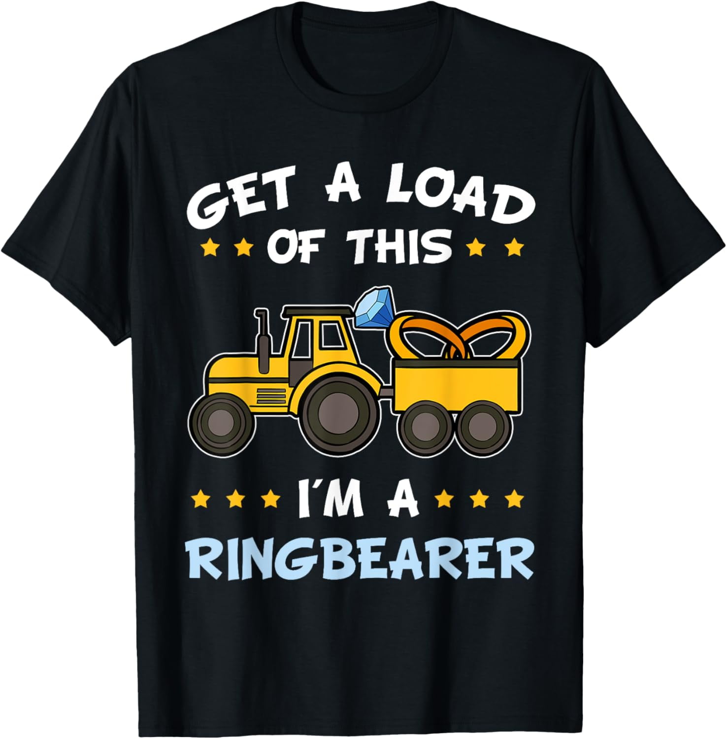 Get A Load Of This I'm The Ring Bearer Truck Boy Gift Idea T-Shirt ...
