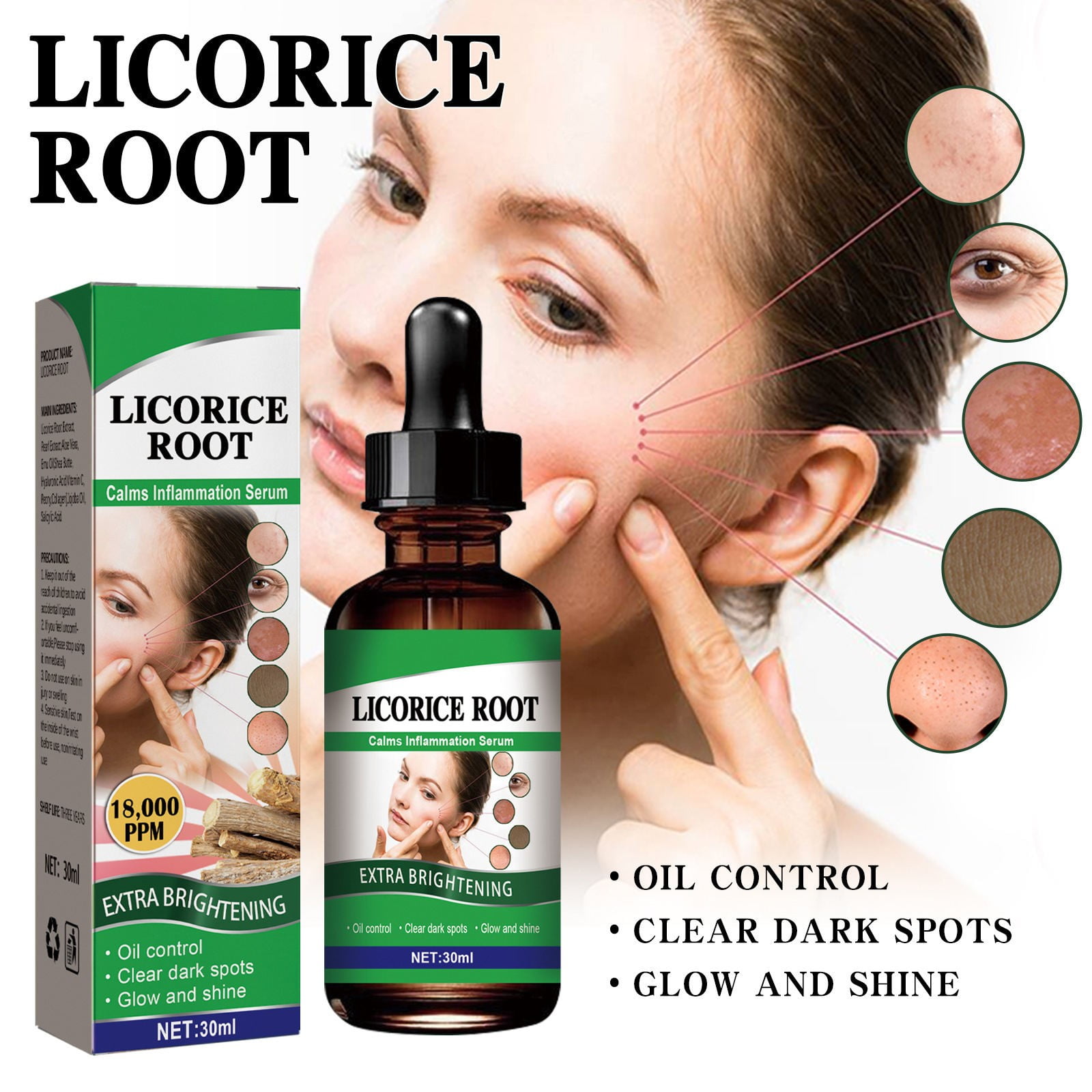 Get Clearer Smoother Skin With Pore Shrinking Facial With Licice Root Extract 30ml Self Harm ...