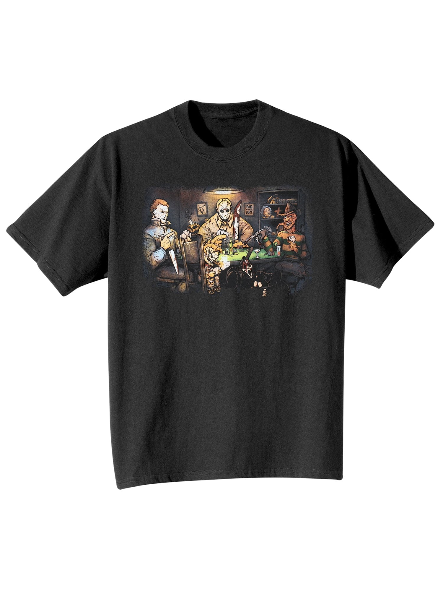 Slasher's Playing Poker Adult Fitted T-Shirt - Walmart.com