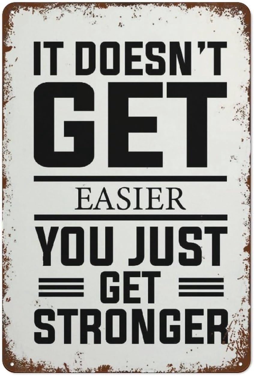 It Doesn't Get Easier You Just Get Stronger Workout Inspirational ...