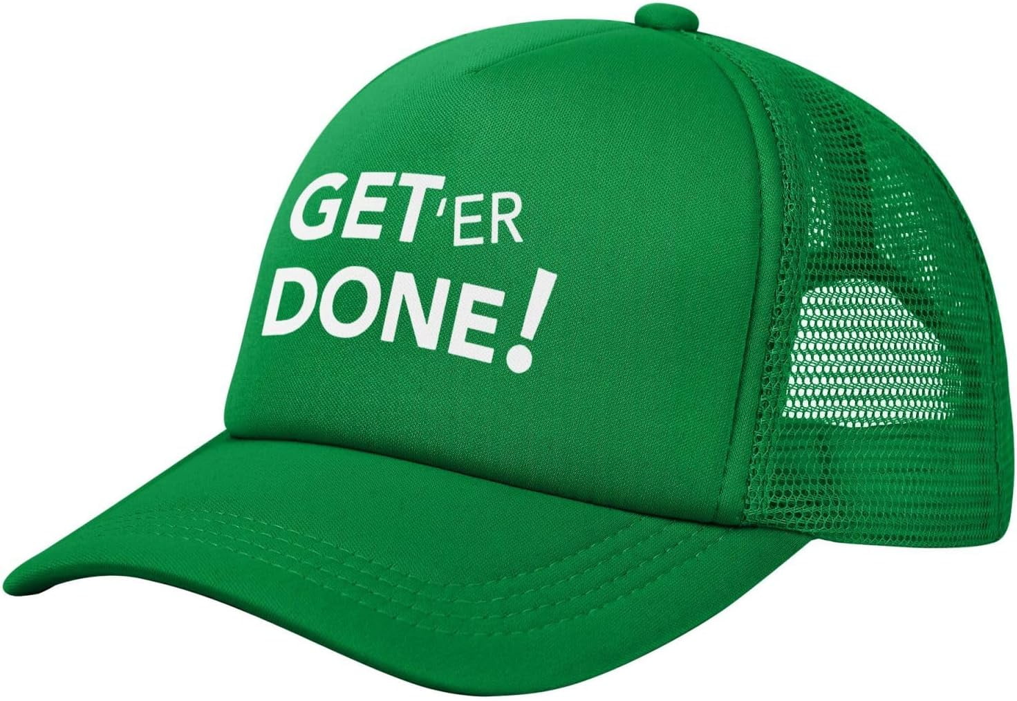 Get 'Er Done Hat Mesh Trucker Hat Funny Baseball Cap Men Women ...