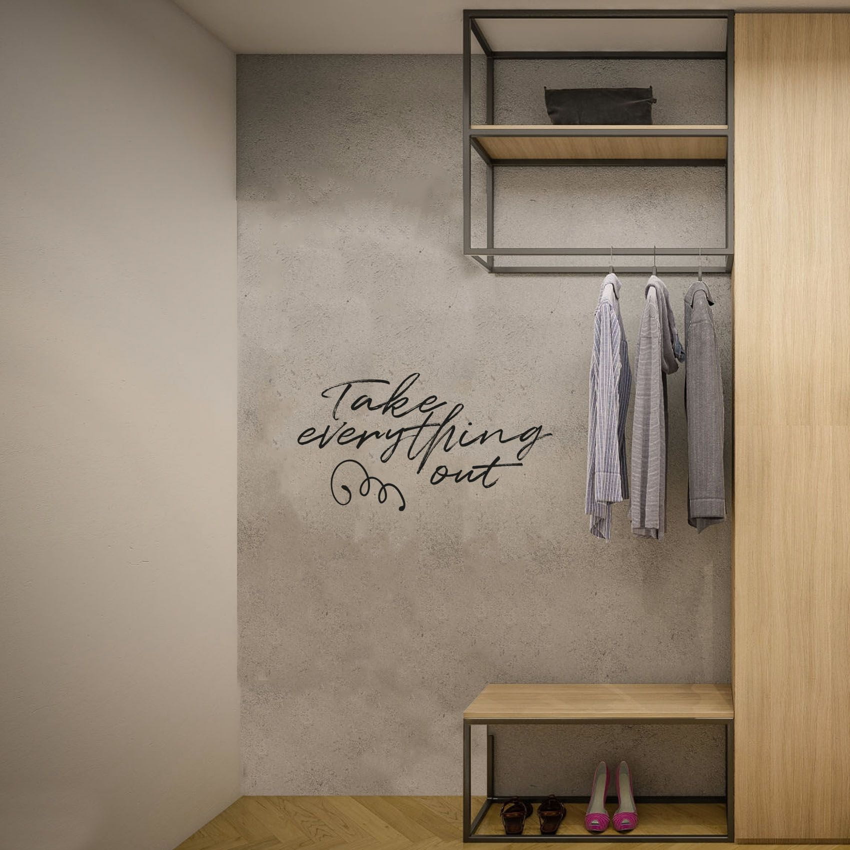 Get Everything Out - Closet Area Label Signage Closet Storage Organizer ...