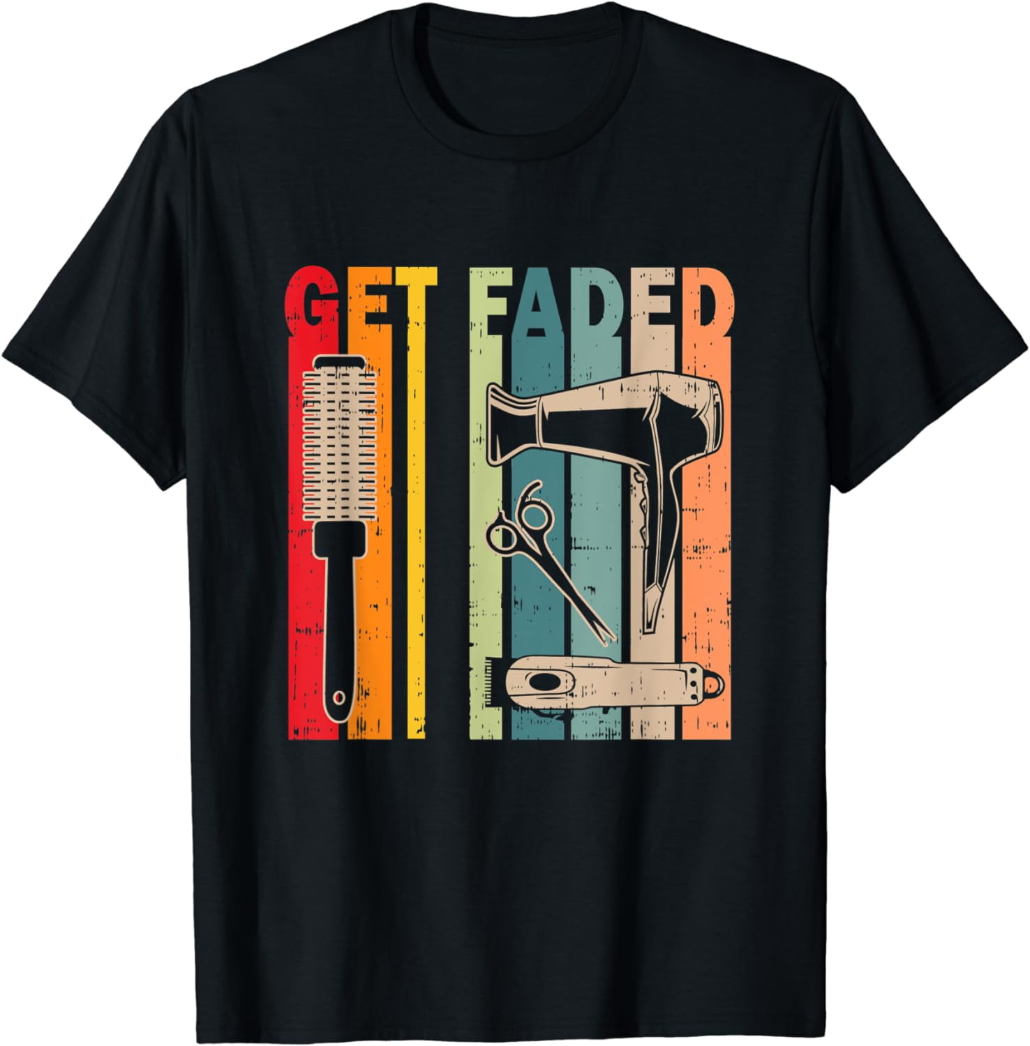 Get Faded Barber T-Shirt - Walmart.com