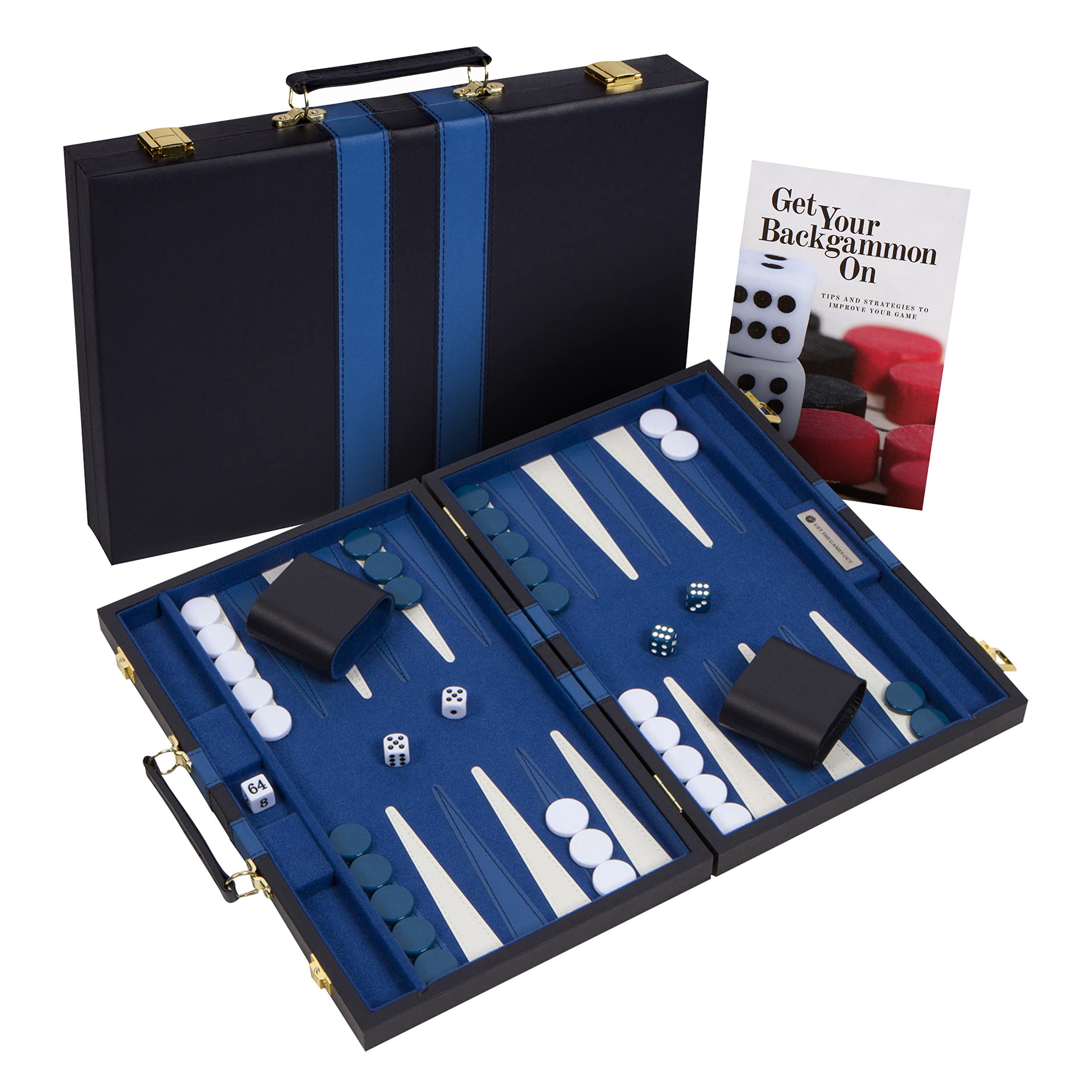 Get The Games Out Top Backgammon Set - Classic Board Game Case 15 ...