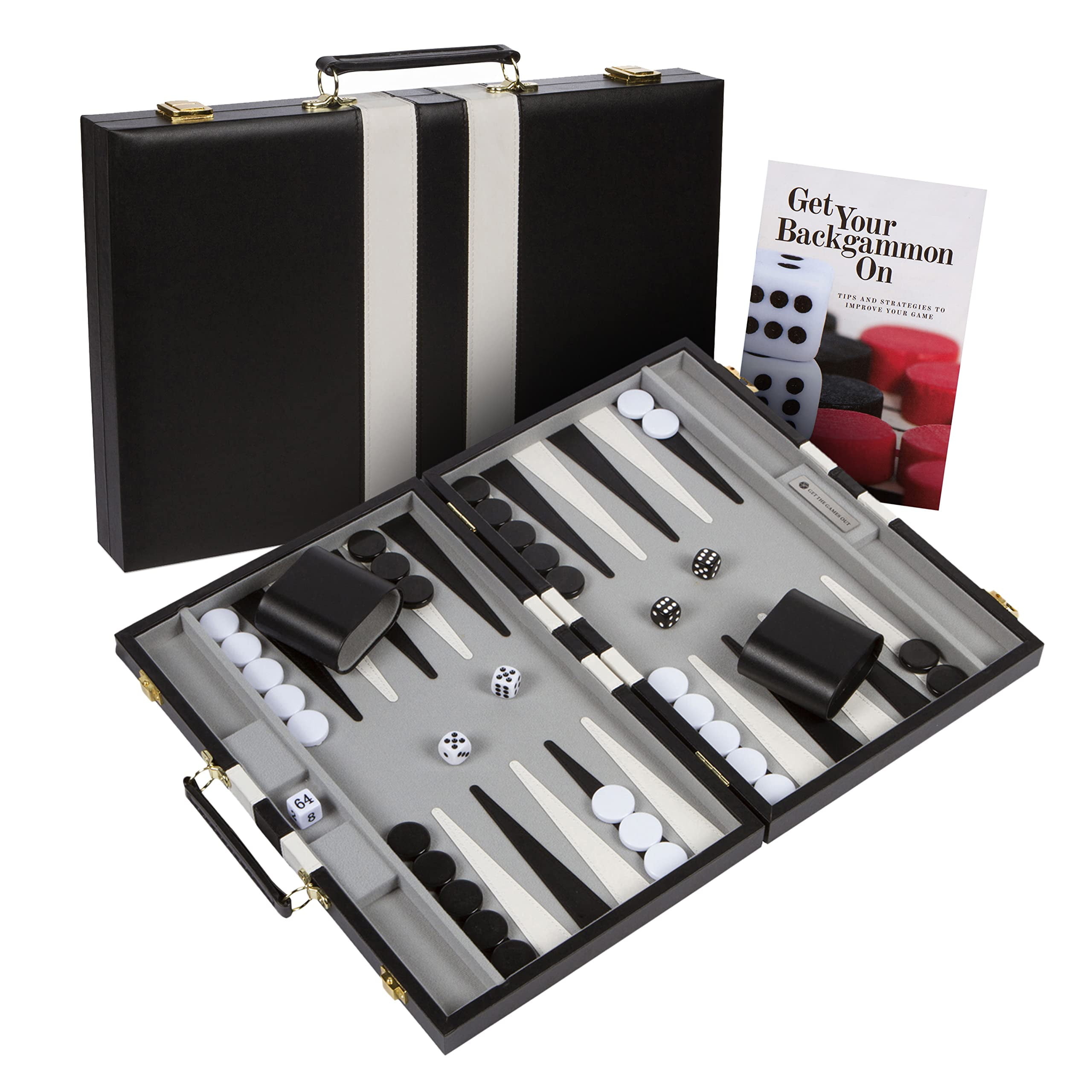 Get The Games Out Top Backgammon Set - Classic Board Game Case - Best ...