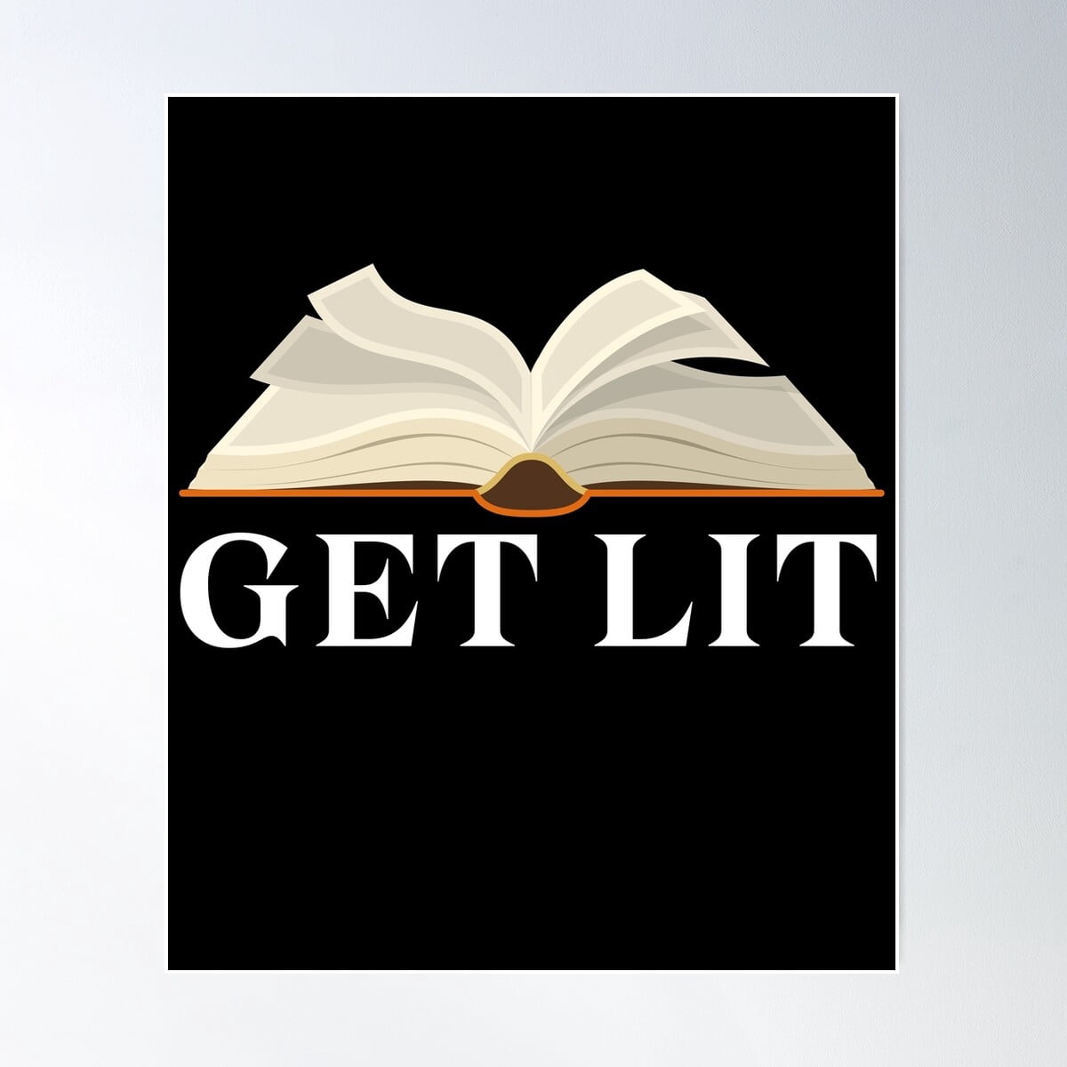 Get Lit Poster Wall Art, Modern Wall Decor For Living Room Bedroom ...