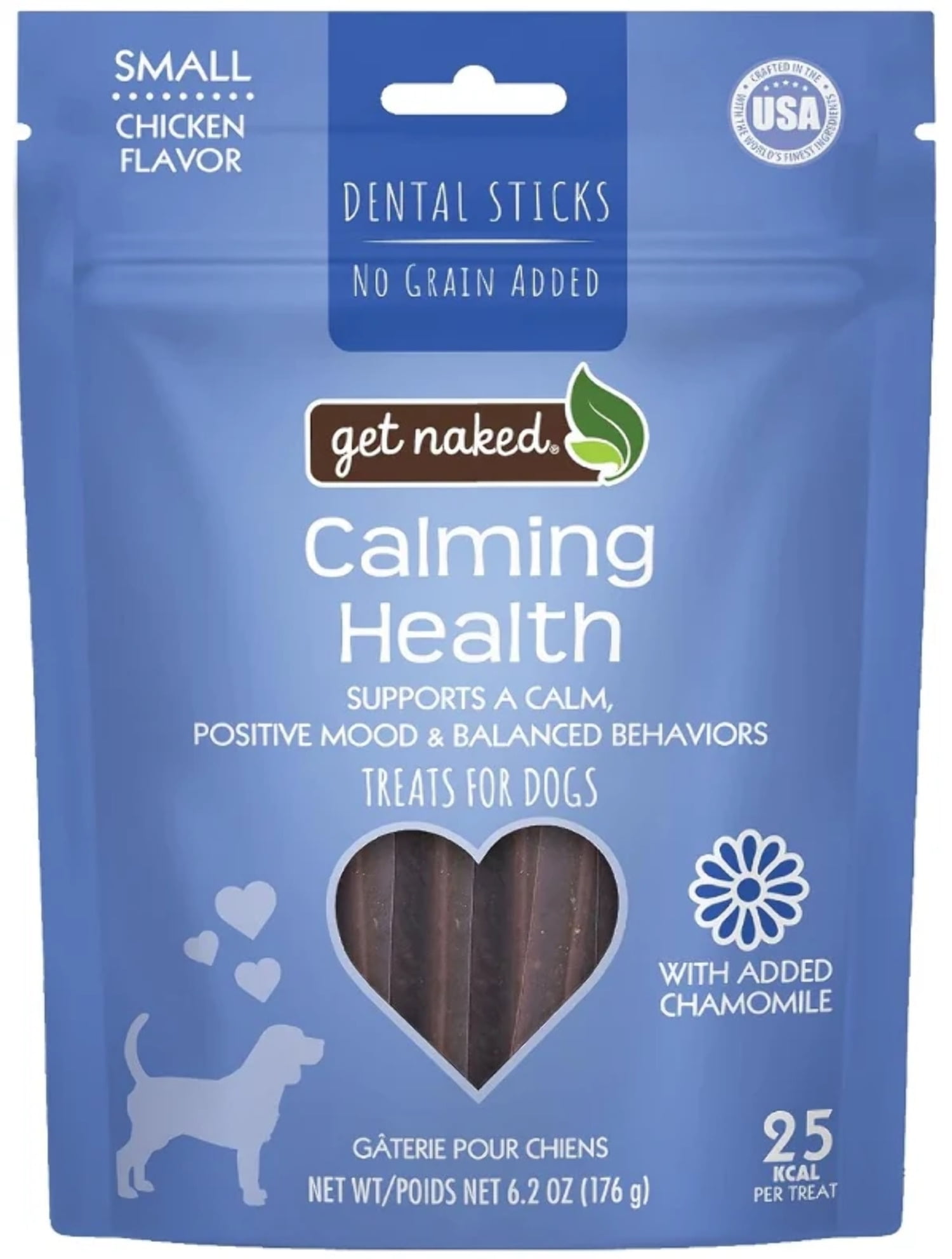 Get Naked Calming Health Dental Sticks Chicken Flavor Small - 802133 ...