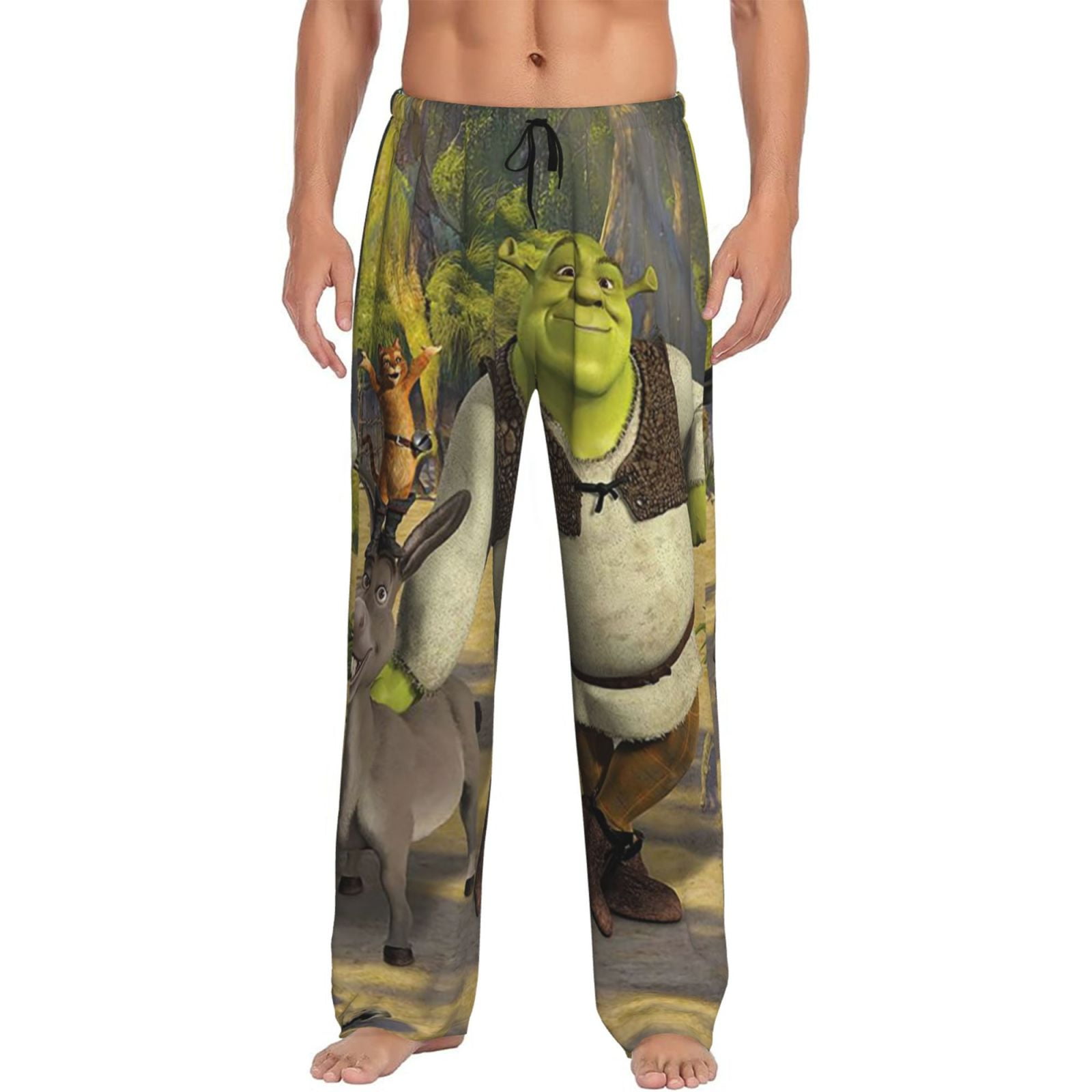 Get Out Meme Shrek Men'S Pajama Pants With Pockets Stretch Pajama ...