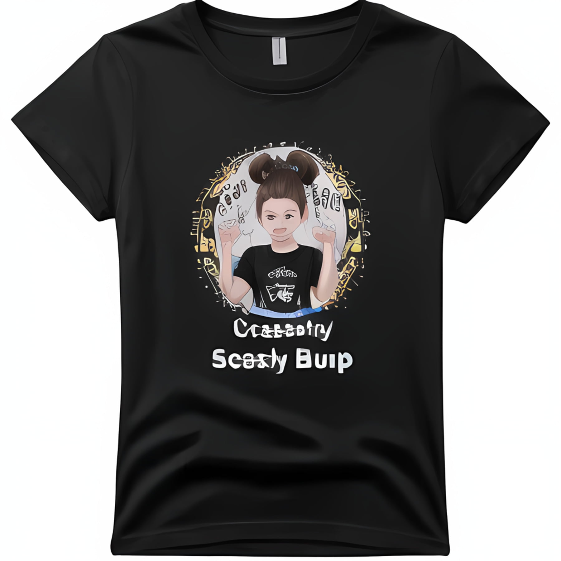 Get Playful with Scary Bump: 's Selfportrait Black T-Shirt by Maffay ...