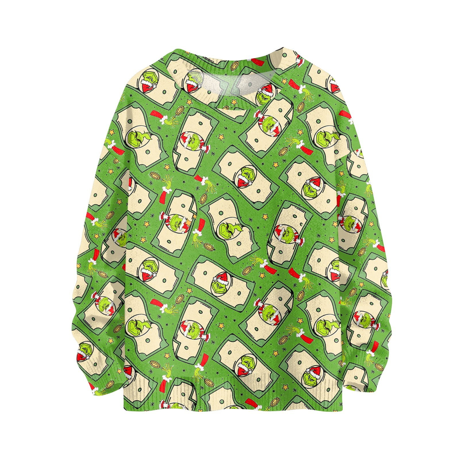 Get Ready for Christmas? Grinch Christmas Sweater Grinch Santa Claus ...