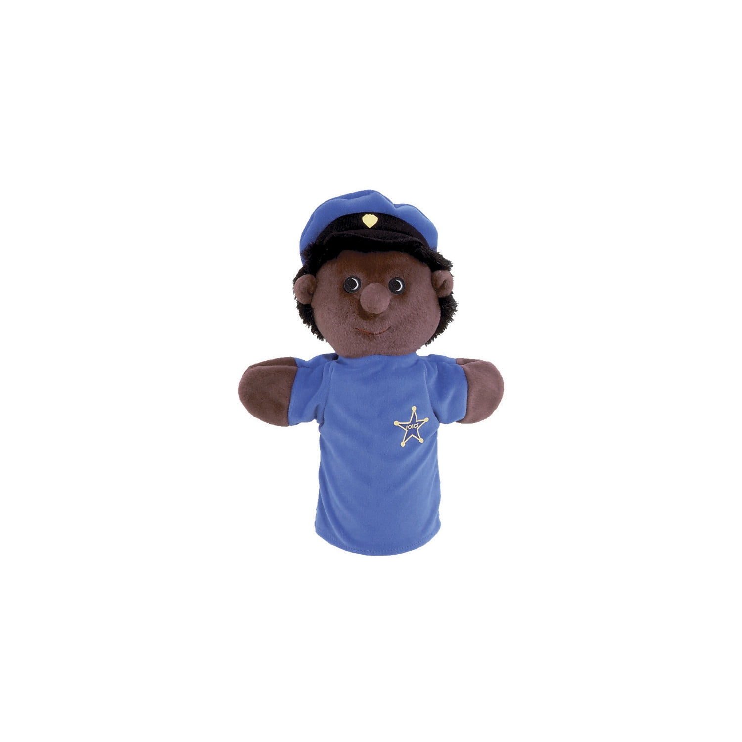 Get Ready Kids Police Officer Hand Puppet, African American, 11 Inches ...