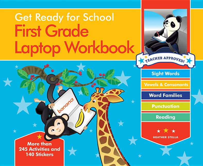 Get Ready for School: Get Ready for School First Grade Laptop Workbook ...