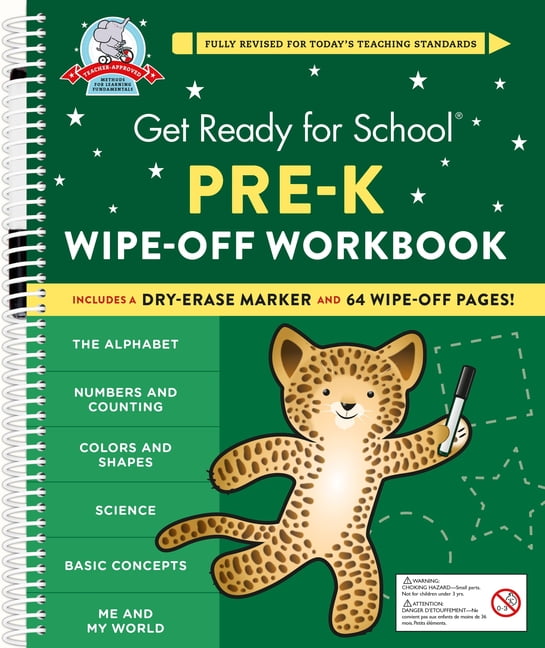 Get Ready for School Get Ready for School: Pre-K Wipe-Off Workbook ...