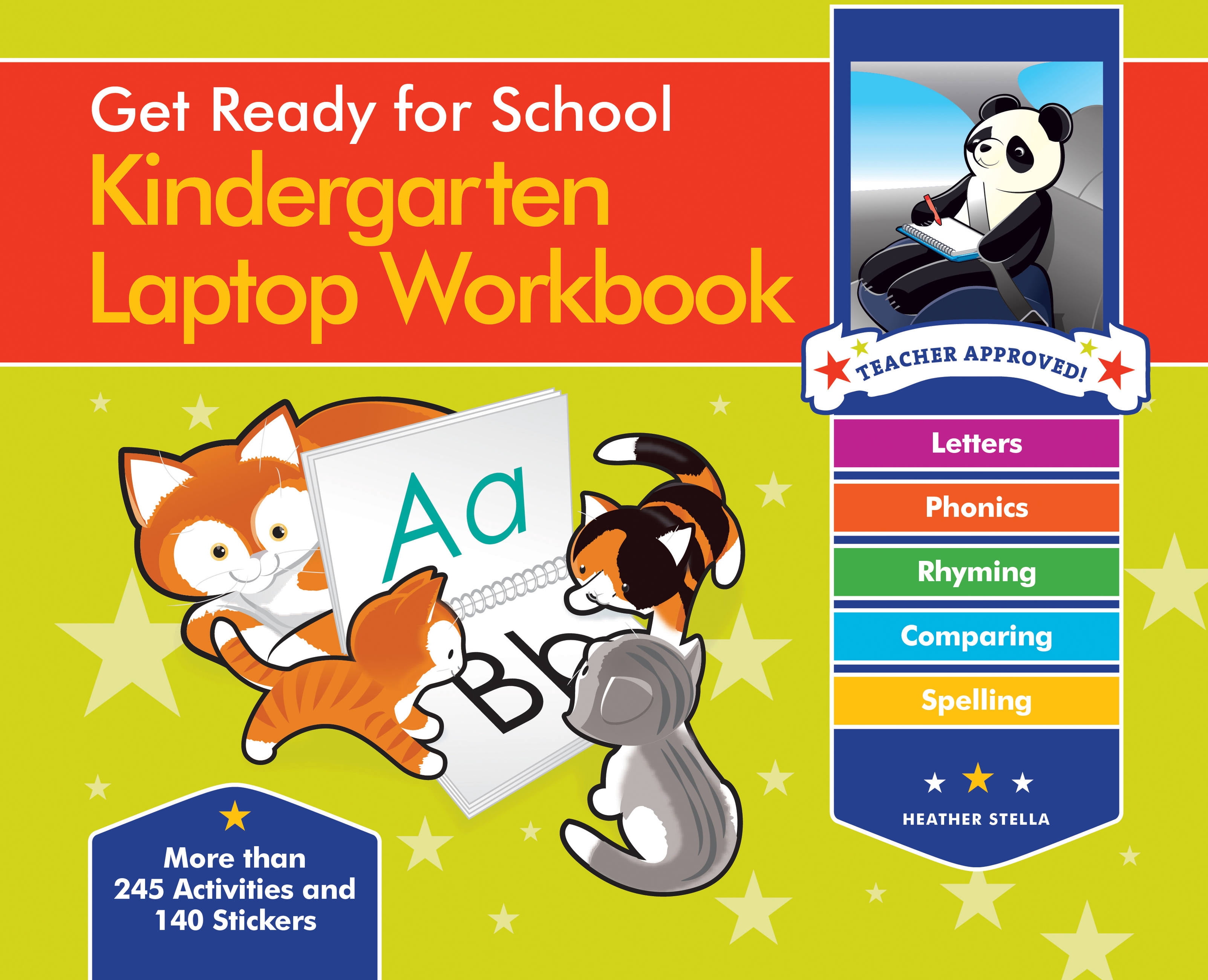 Get Ready for School Kindergarten Laptop Workbook : Uppercase Letters ...