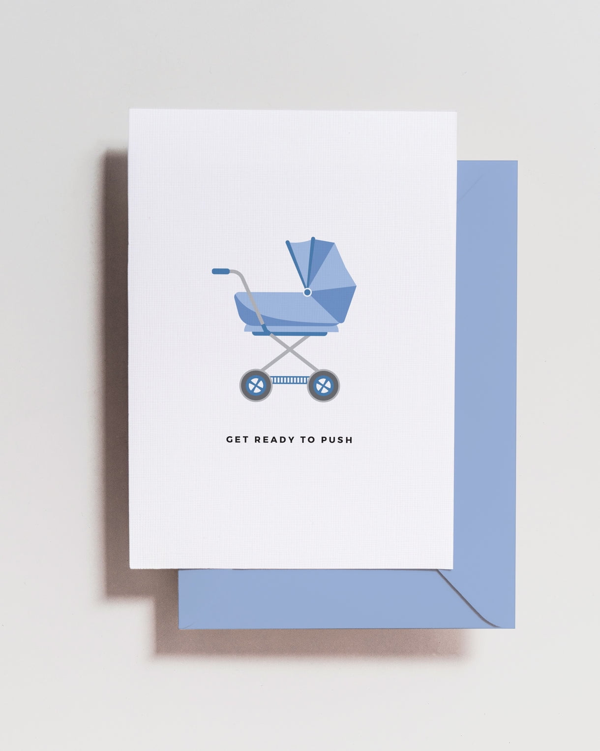 Get Ready to Push Baby Shower Card – Adorable Stroller Design ...