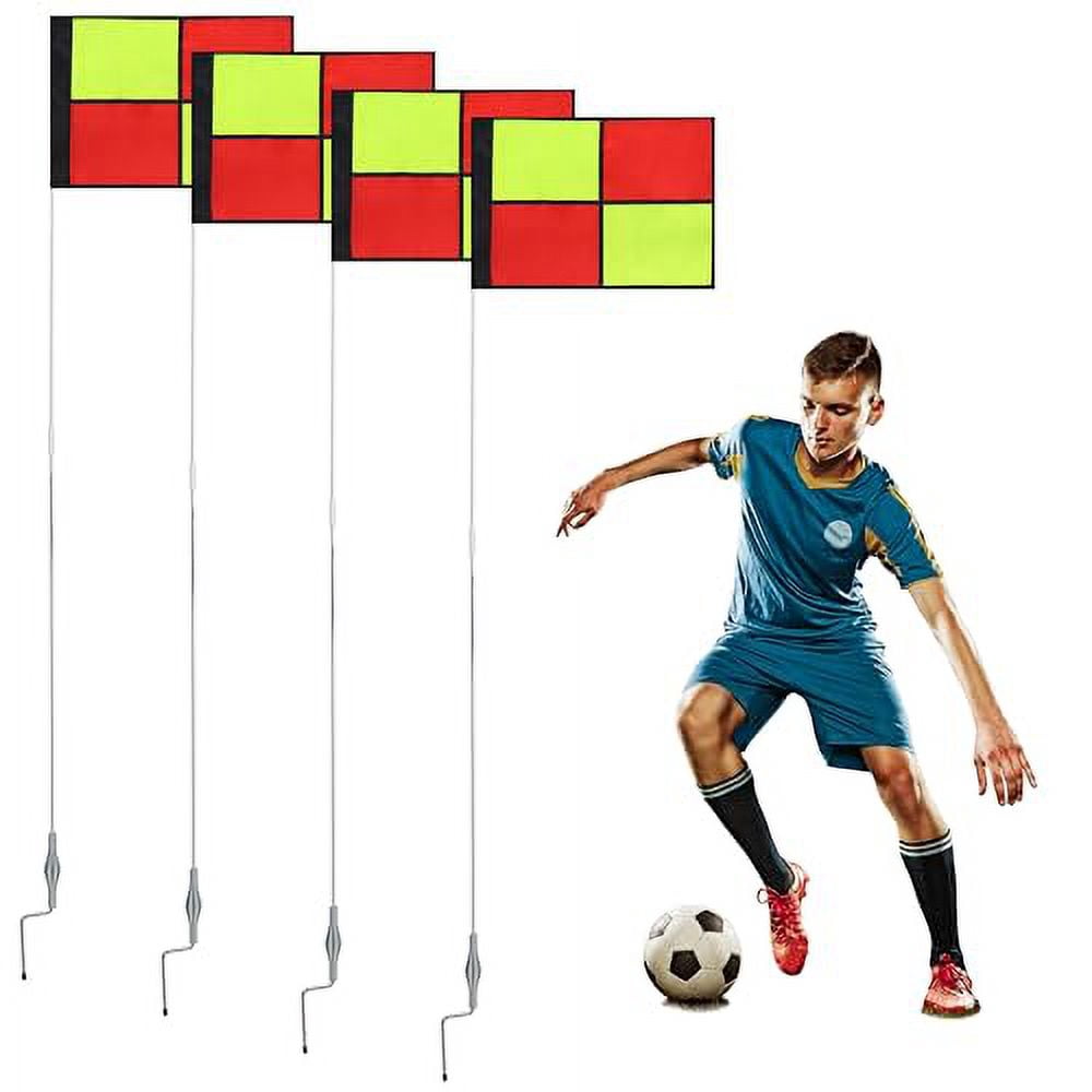 Get Out Shop Soccer Corner Flags Set of 4 - 60 Inch Training Agility ...