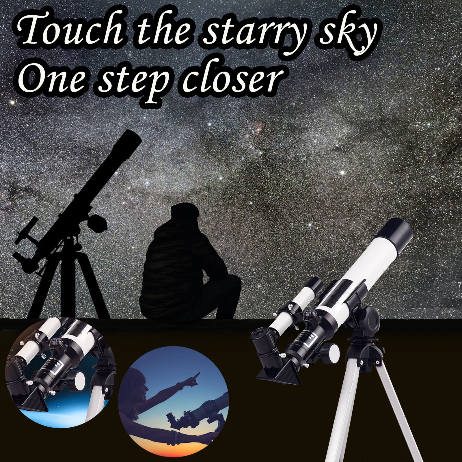 Get Use Magnification Telescope With High Started Astronomical Observe