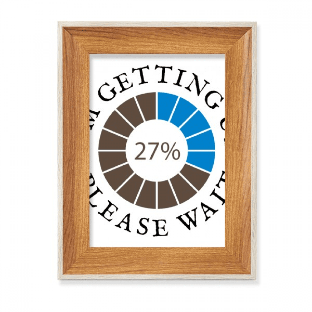 Get Wait Buffer Requests Desktop Wooden Photo Frame Display Picture Art ...