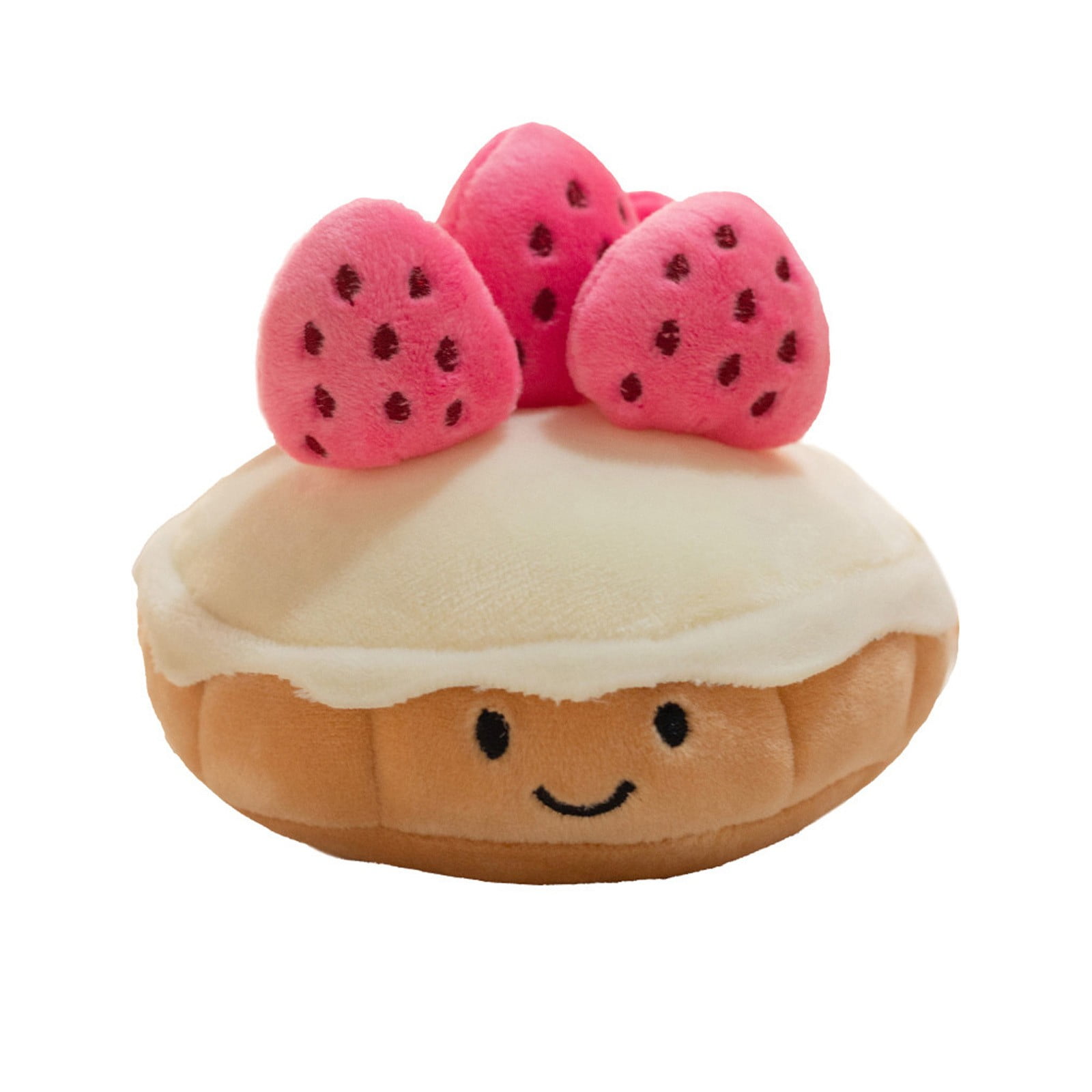 Get Well Gift, Small Strawberry Cake Plush Pillow Doll-Realistic Soft ...