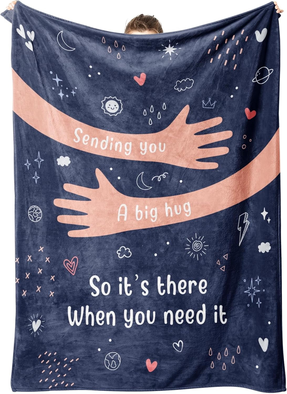 Get Well Gifts for Women Men, Hug/Healing Blanket, Thinking of You ...
