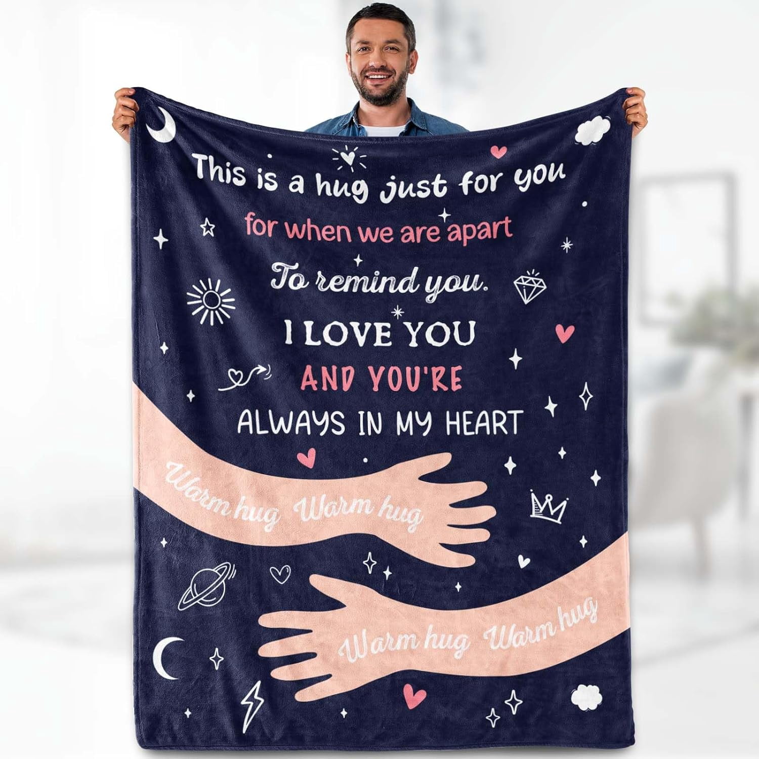Get Well Gifts for Women Men Inspirational Sympathy Hug I Love You ...