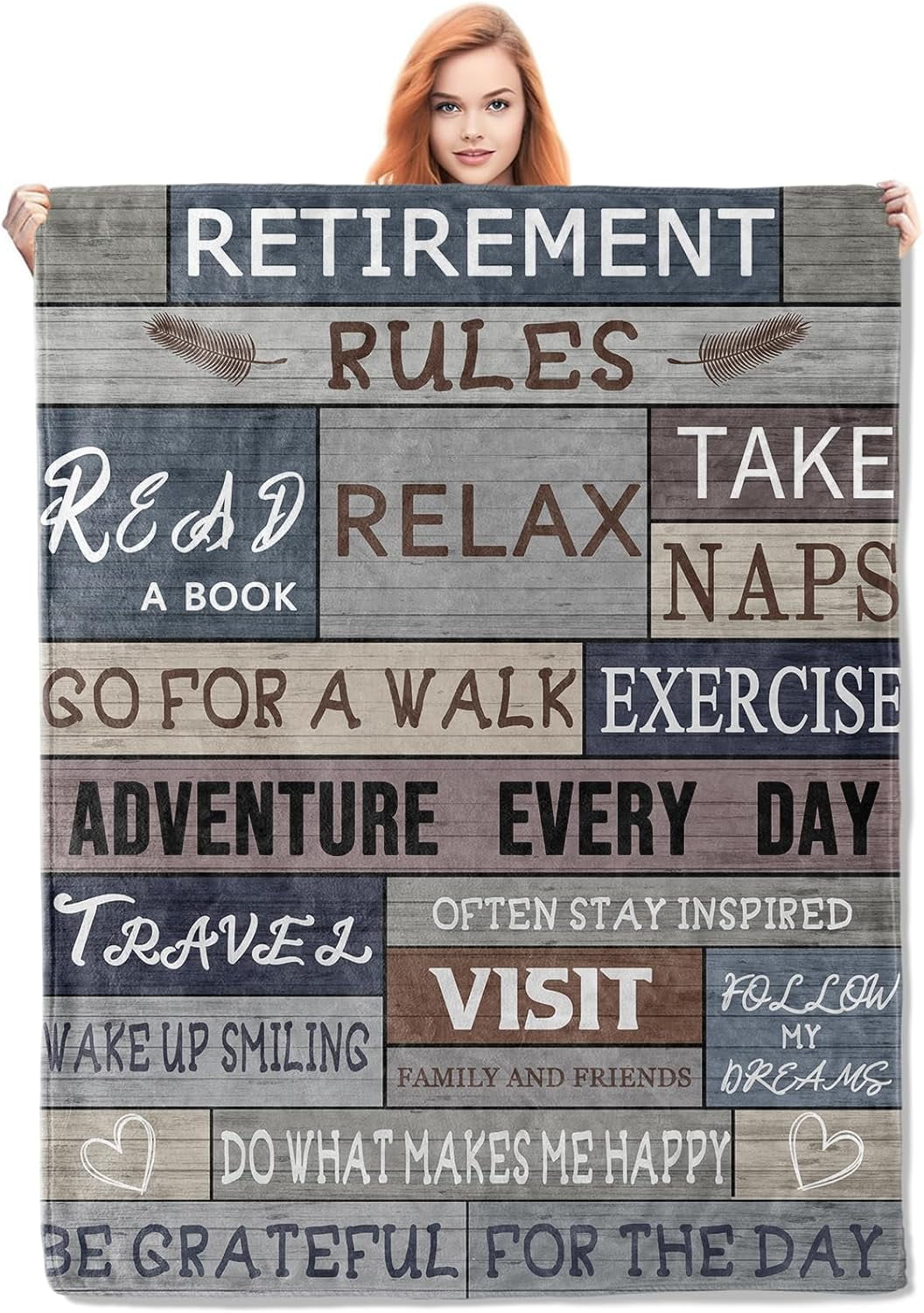 Get Well Gifts for Women - After Surgery Blanket with Inspirational ...