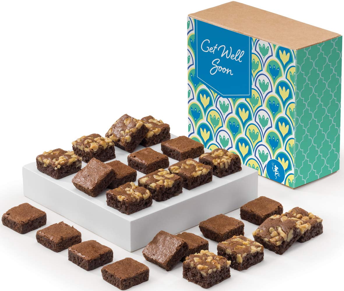 Get Well SUGAR-FREE Magic Morsel 24 Individually Wrapped Gourmet Chocolate Food Gift Basket - 1. ...