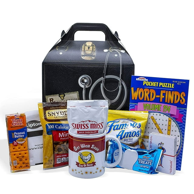 Get Well Soon Care Package Gift - In Unique Doctor Box - Walmart.com