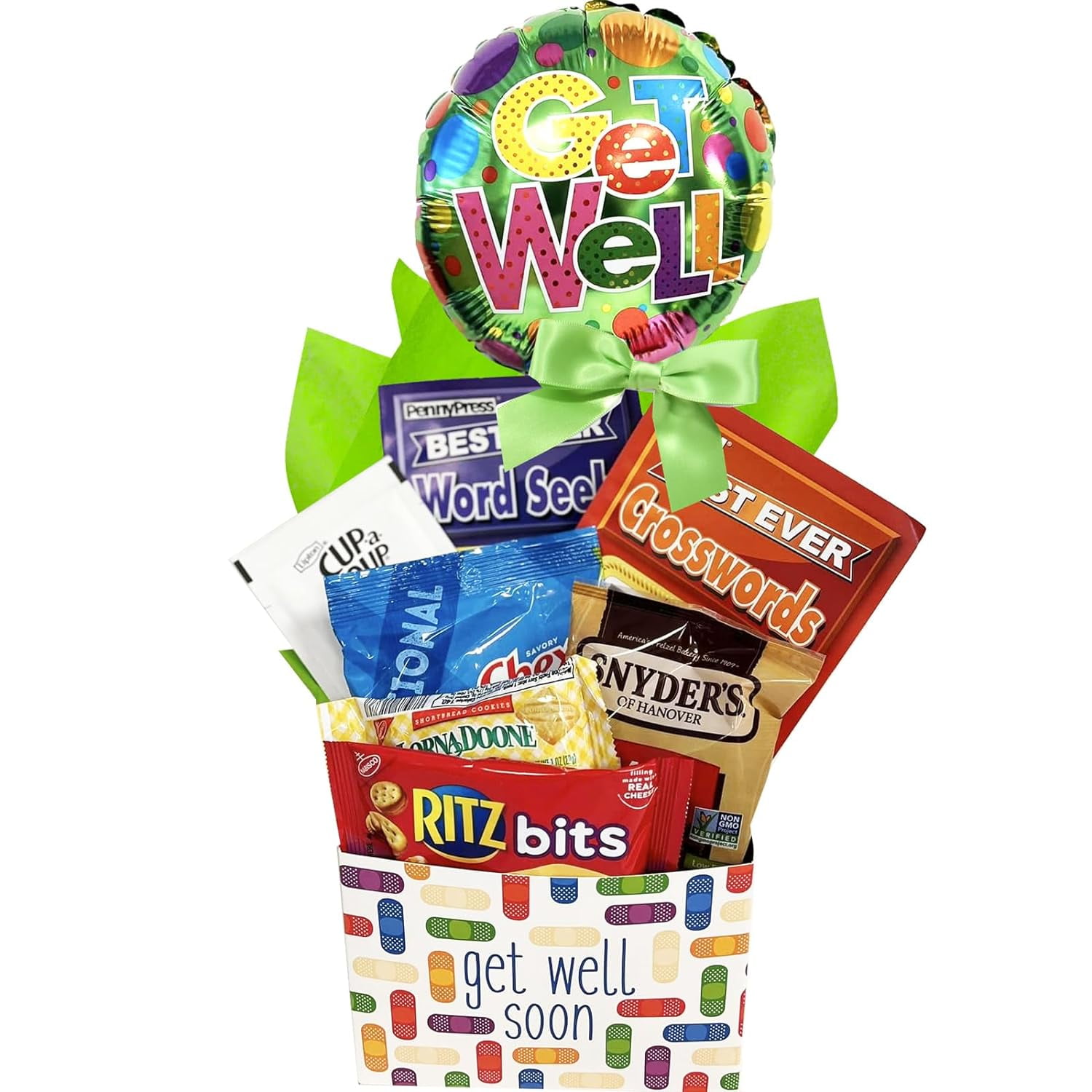 Get Well Soon Gift Basket, Care Package for Sick Friends or Family, Get ...