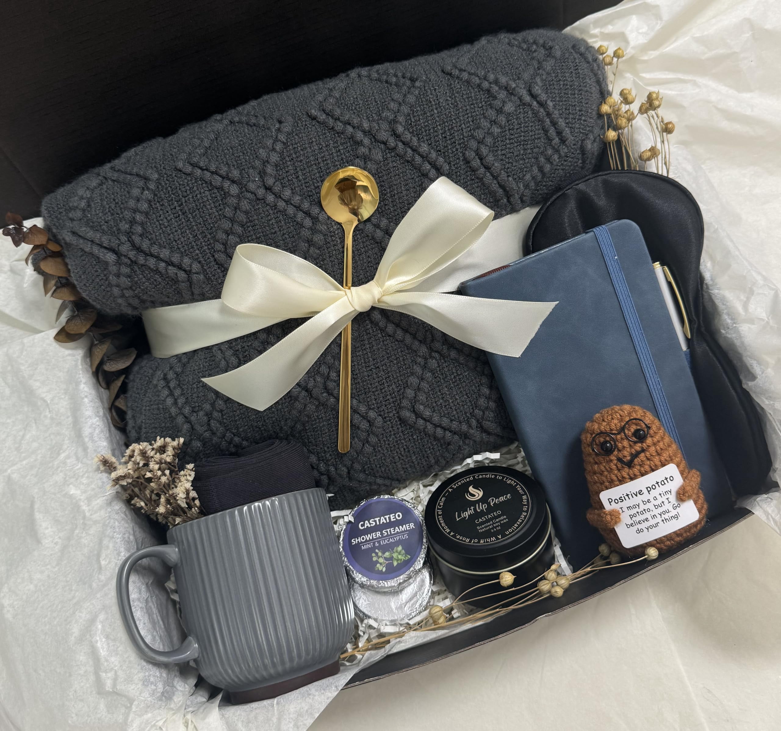 Get Well Soon Gift Baskets for Men&Women- Self Care Package/Brithday ...
