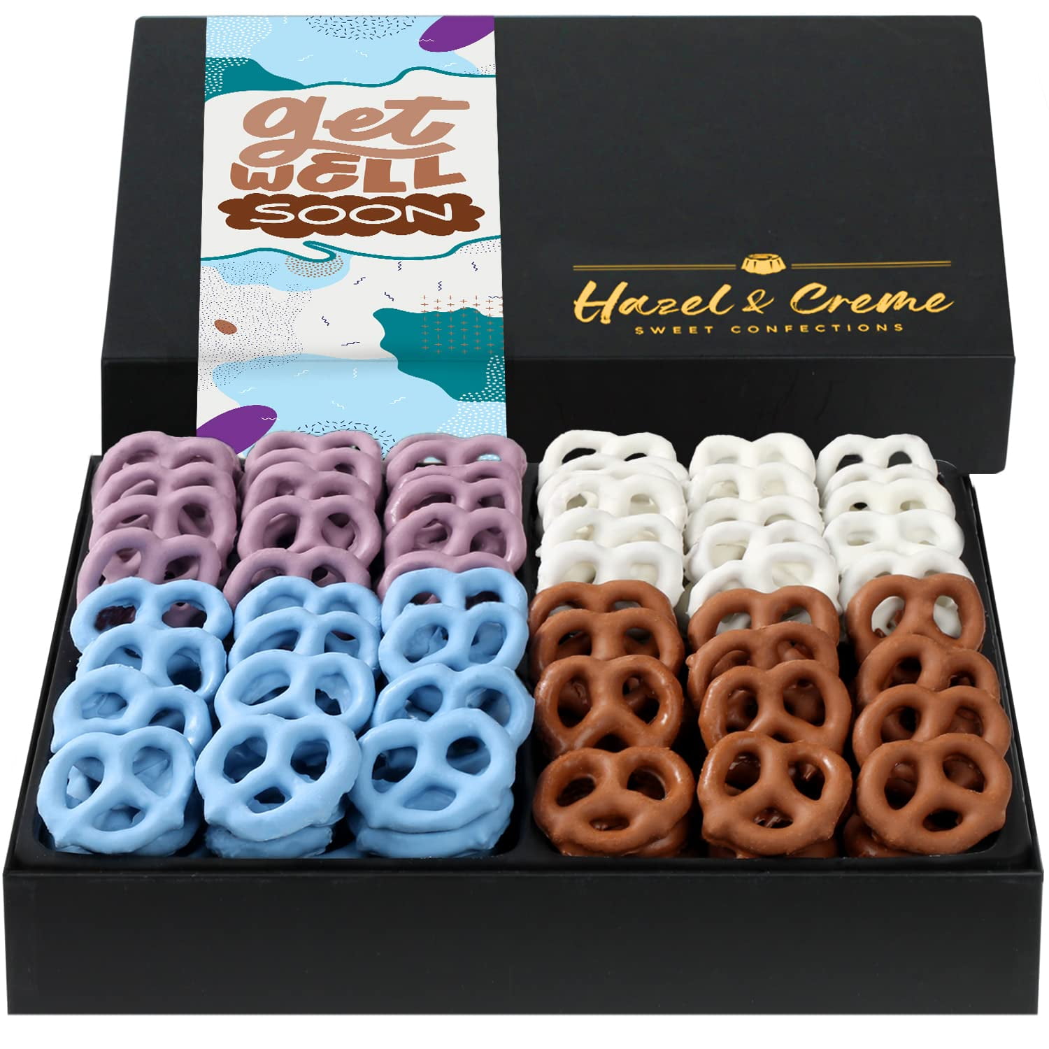 Get Well Soon Gift DEF29 Basket - Yogurt Chocolate Covered Pretzels ...