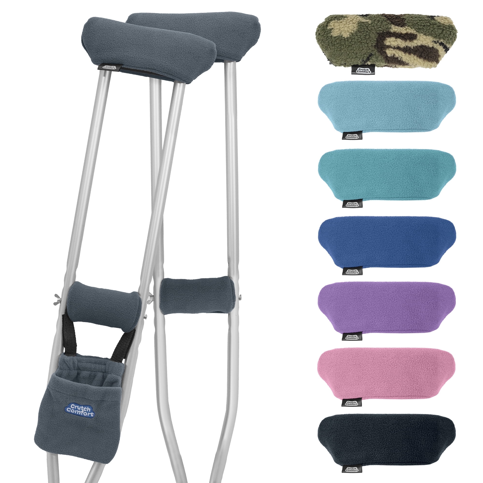Get Well Soon Gift Set - Universal Crutch Underarm Pad, Hand Grip ...