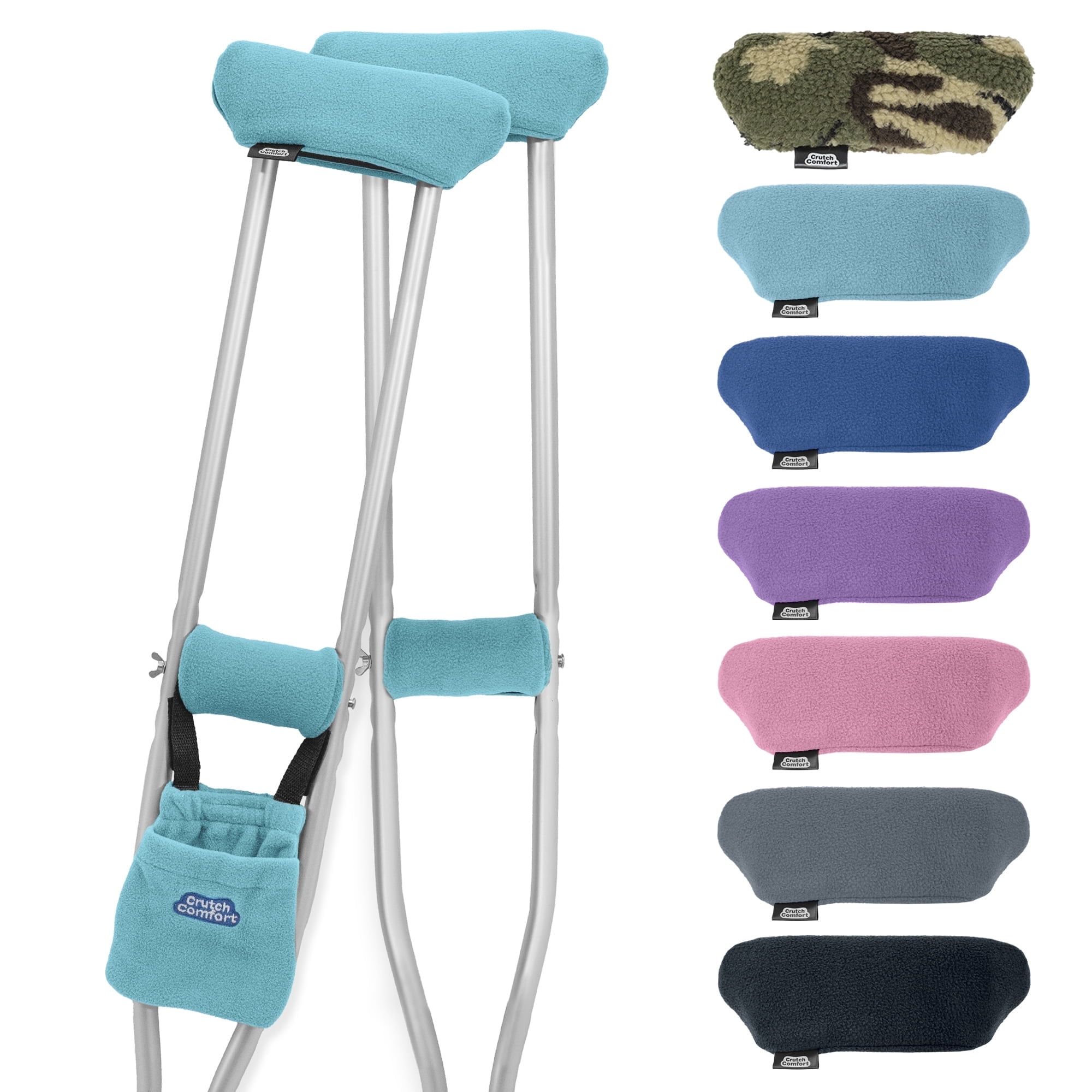 Get Well Soon Gift Set - Universal Crutch Underarm Pad, Hand Grip ...